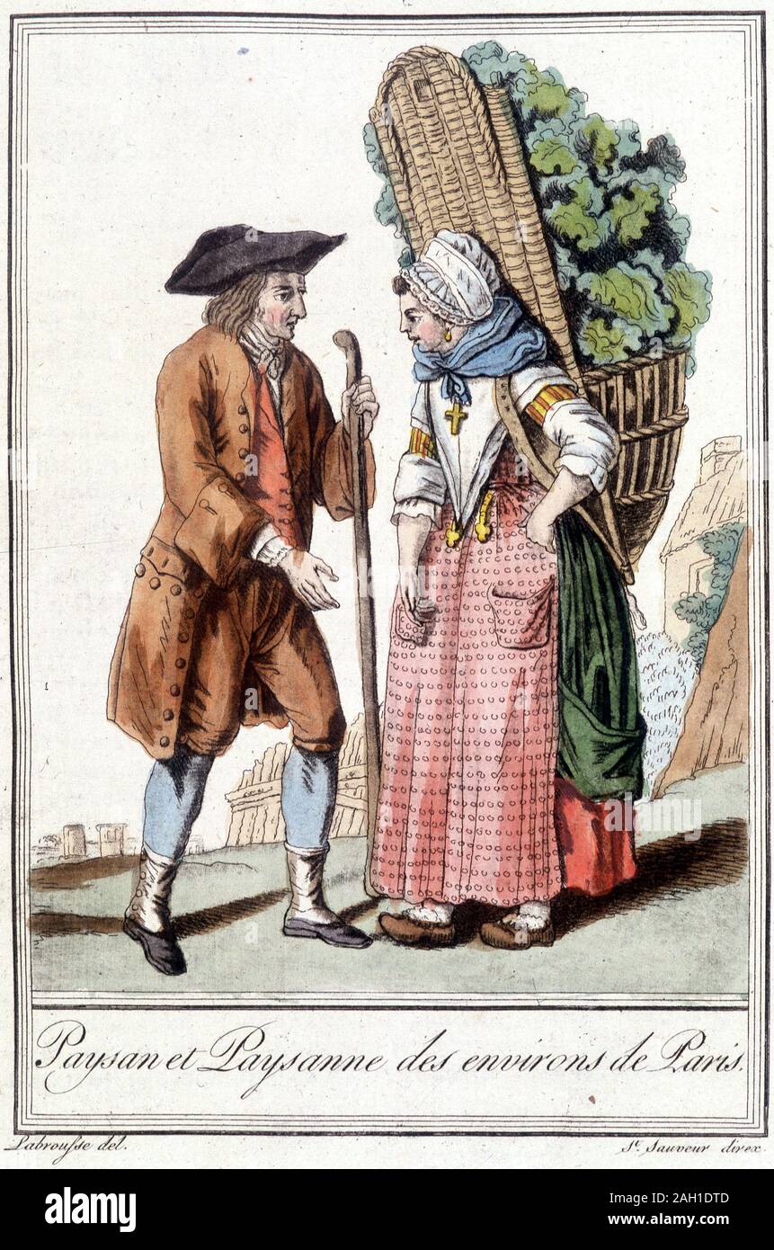 Xviiie siecle paysans france hi-res stock photography and images - Alamy