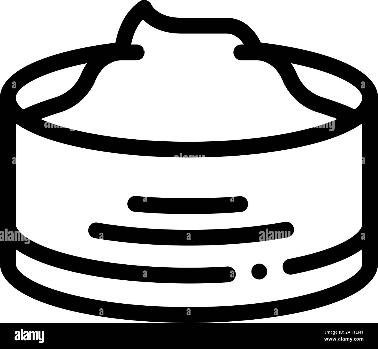 Protect Cream Container Icon Outline Illustration Stock Vector Image ...