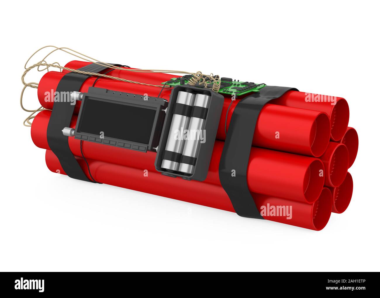 Dynamite Bomb Isolated Stock Photo - Alamy
