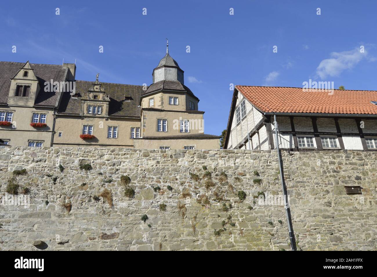 Renaissance castle in Kalletlal-Varenholz, Germany Stock Photo - Alamy