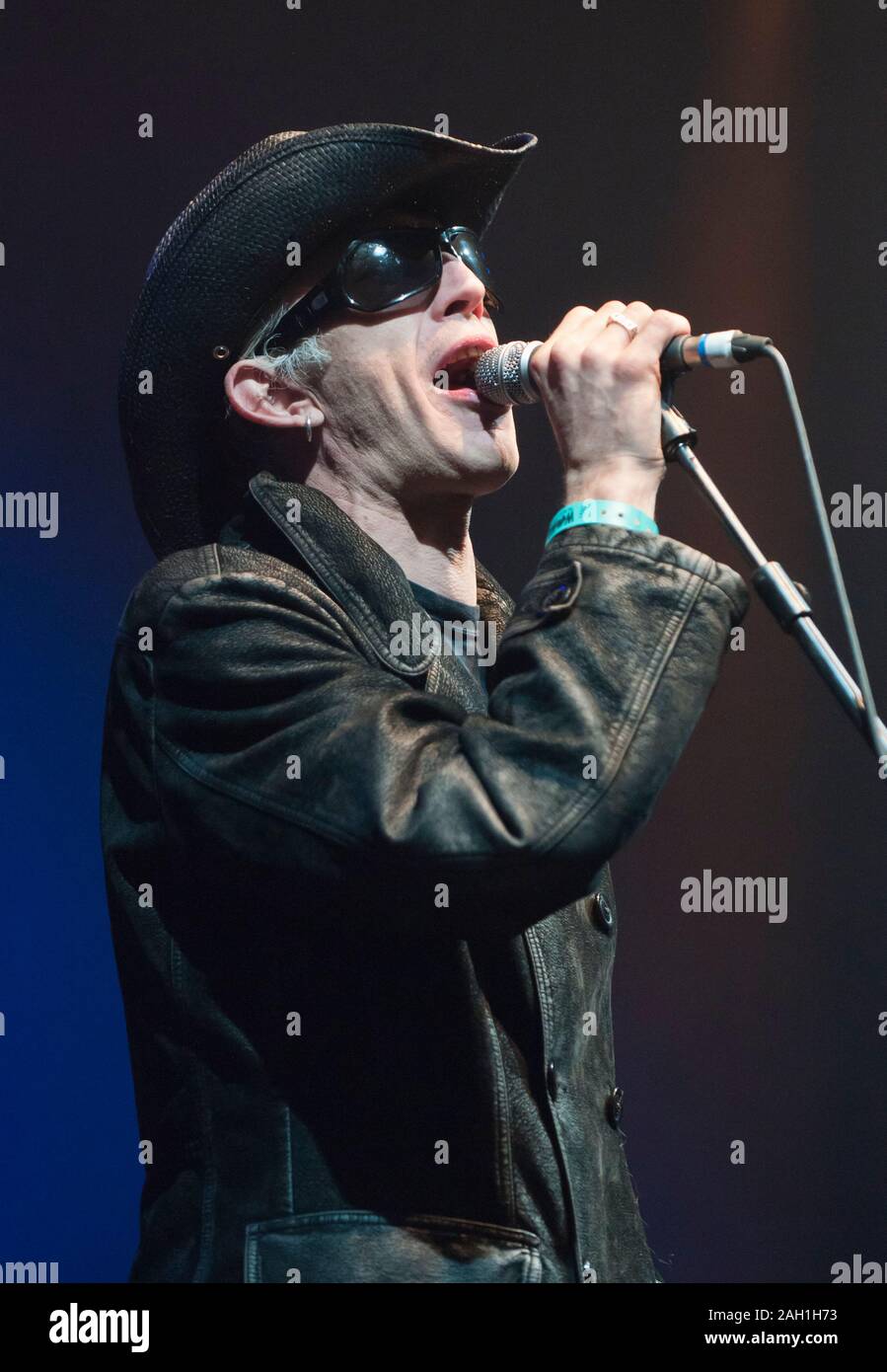 Rob Spragg aka Larry Love of Alabama 3 performing at the Womad Festival ...