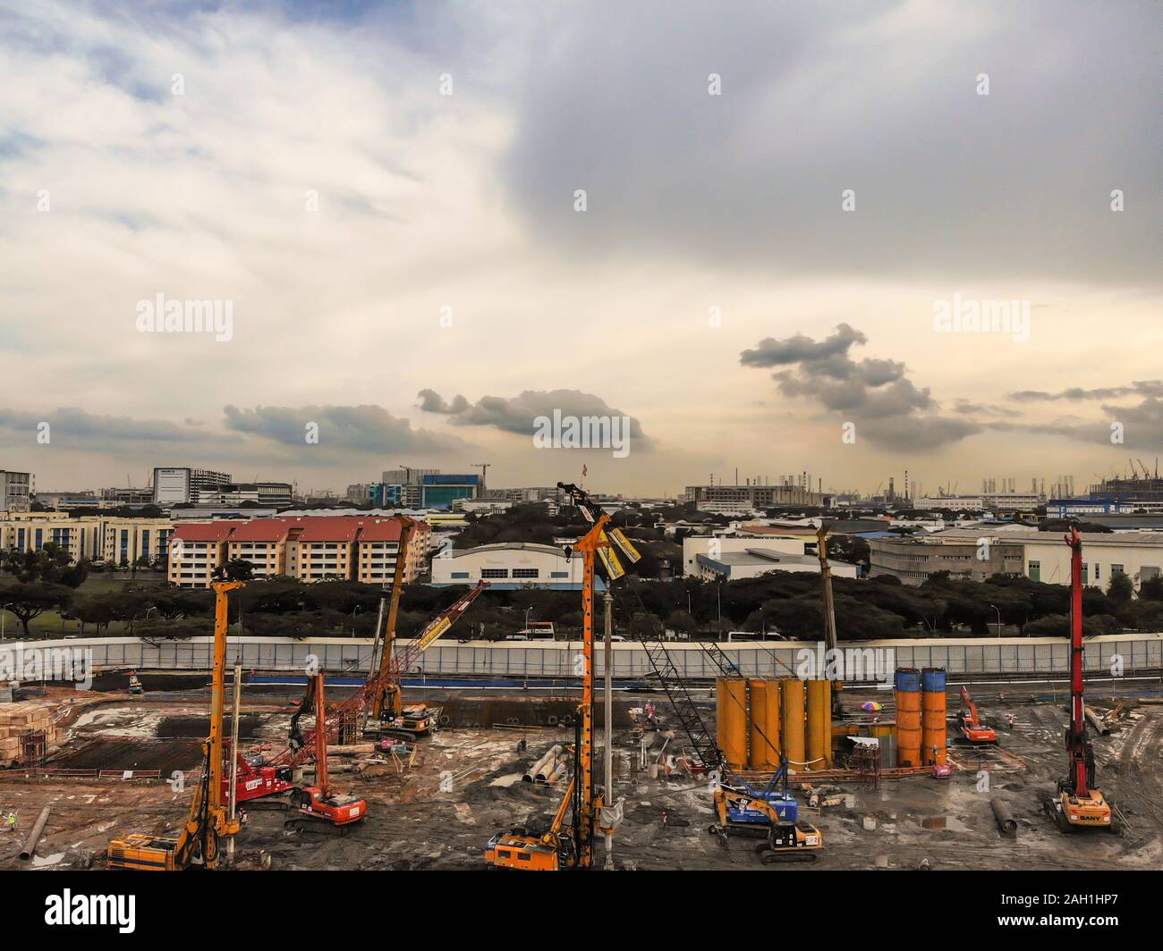 Singapore civil engineering construction hi-res stock photography and ...