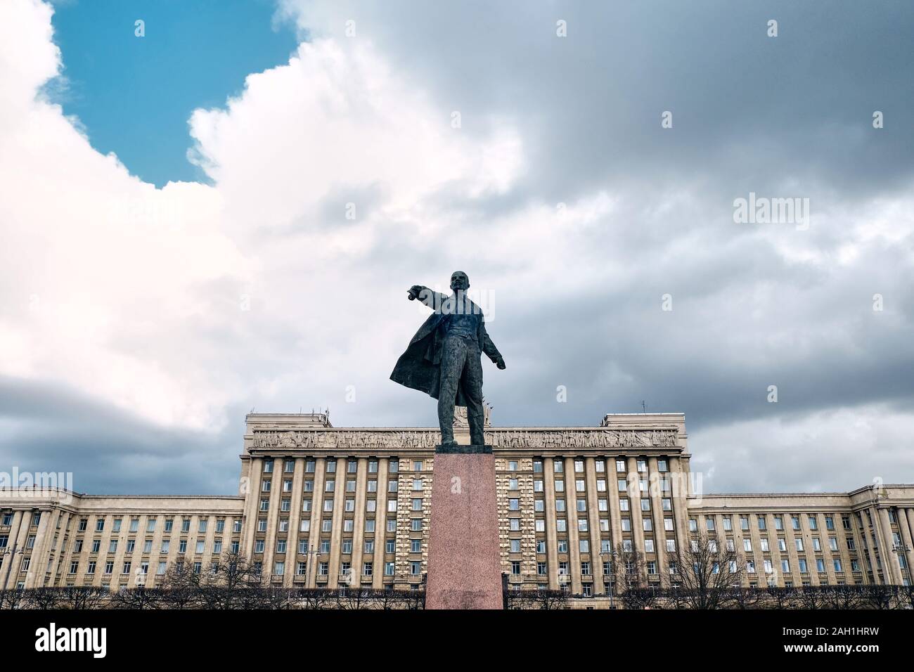 SAINT PETERSBURG, Russia - April 12, 2015: The Monument of Vladimir ...