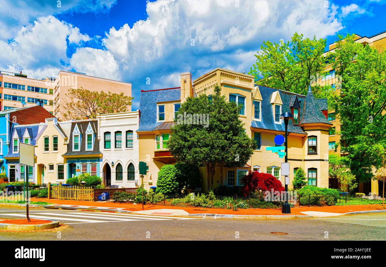 Historical neighborhood tall residential hi-res stock photography and ...
