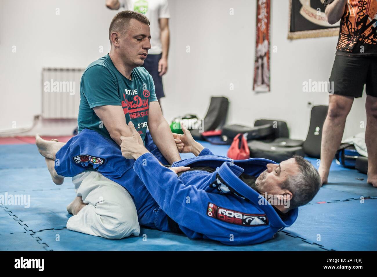 BELGRADE, SERBIA - 15. DECEMBER 2019. Sensei master instructor Avi ...