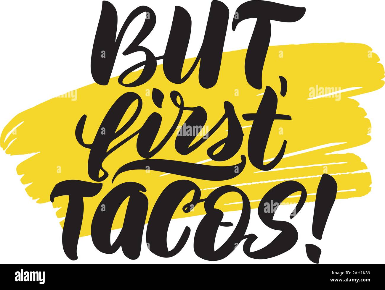 Vector calligraphy illustration isolated on white background Stock ...