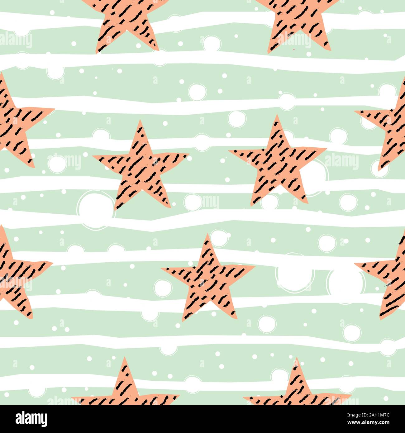 Cute Star Background. Seamless Pattern with stars. Vector Illustration ...