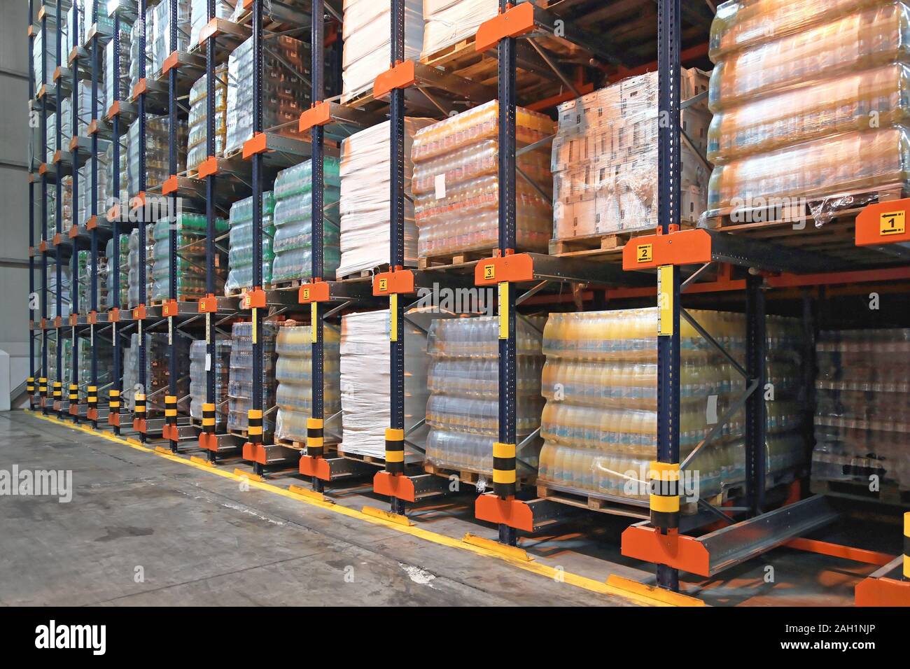 Shelves With Automated Retrieval System in Distribution Centre Stock ...