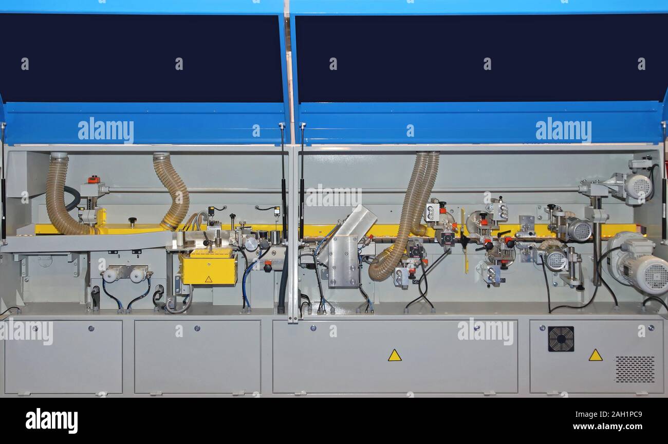 Machine for Plank Boards in Wood Working Shop Stock Photo - Alamy