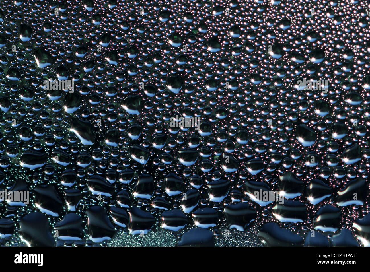 Water droplets patterns hi-res stock photography and images - Alamy