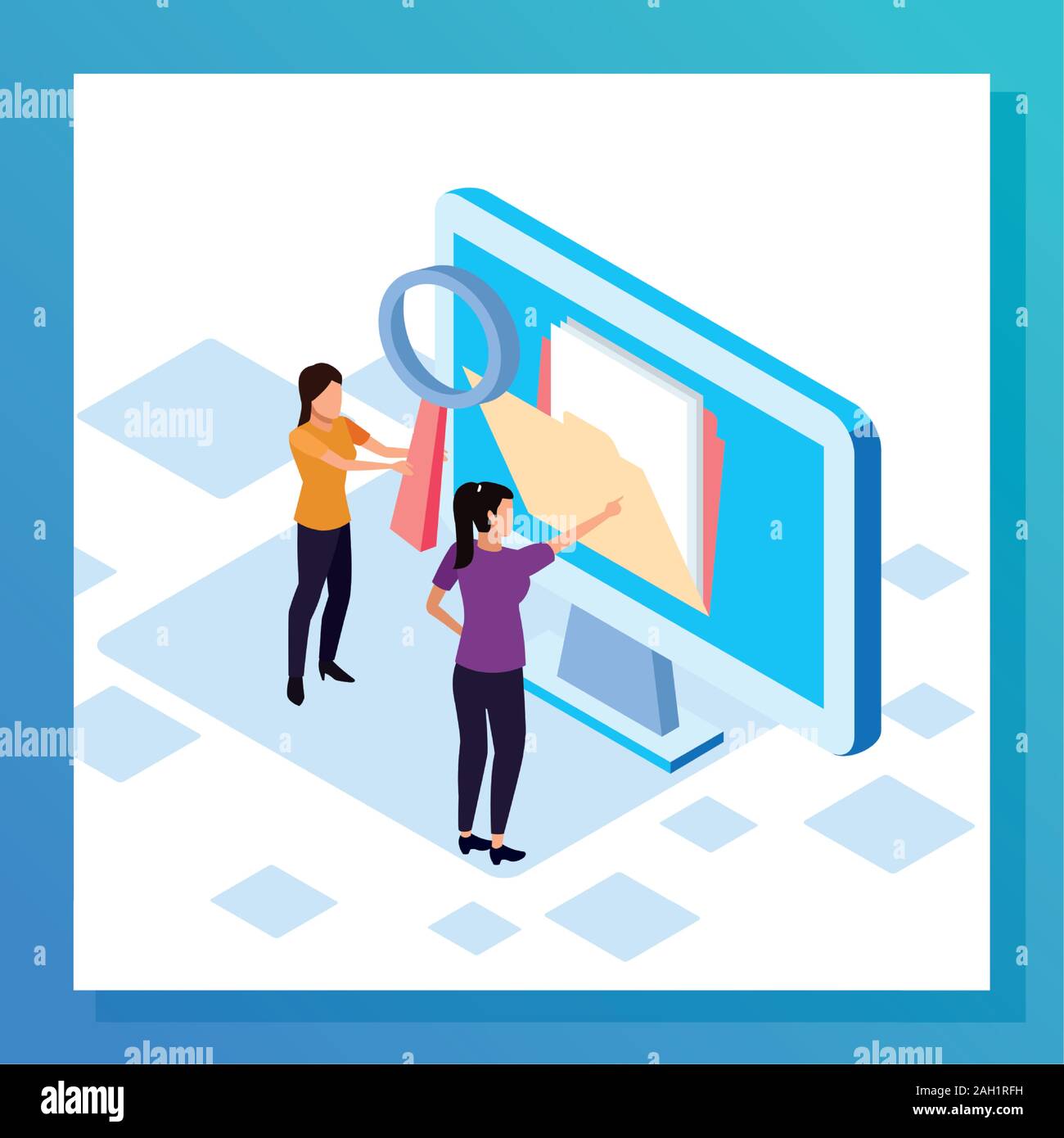 Lupe woman Stock Vector Images - Alamy