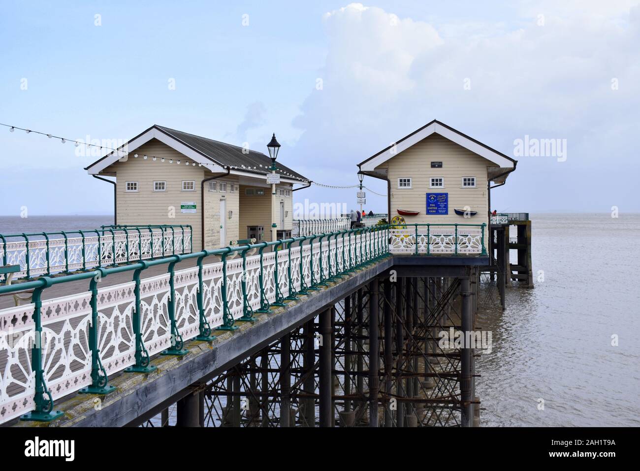 PePenarth pier, Penarth, Cardiff, Wales Stock Photo - Alamy