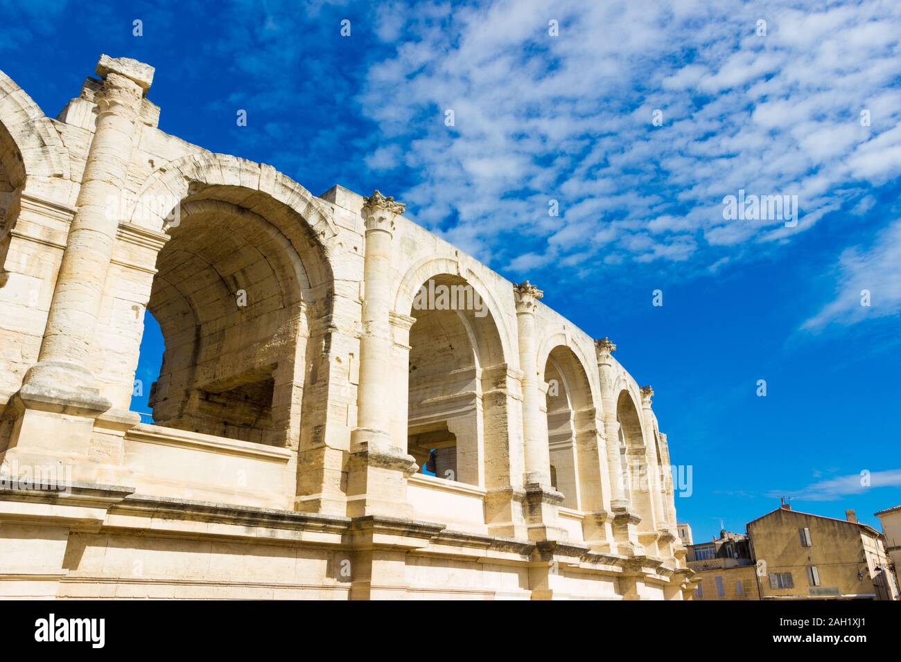 The Arles Amphitheatre is a Roman amphitheatre built in 90 AD in ...