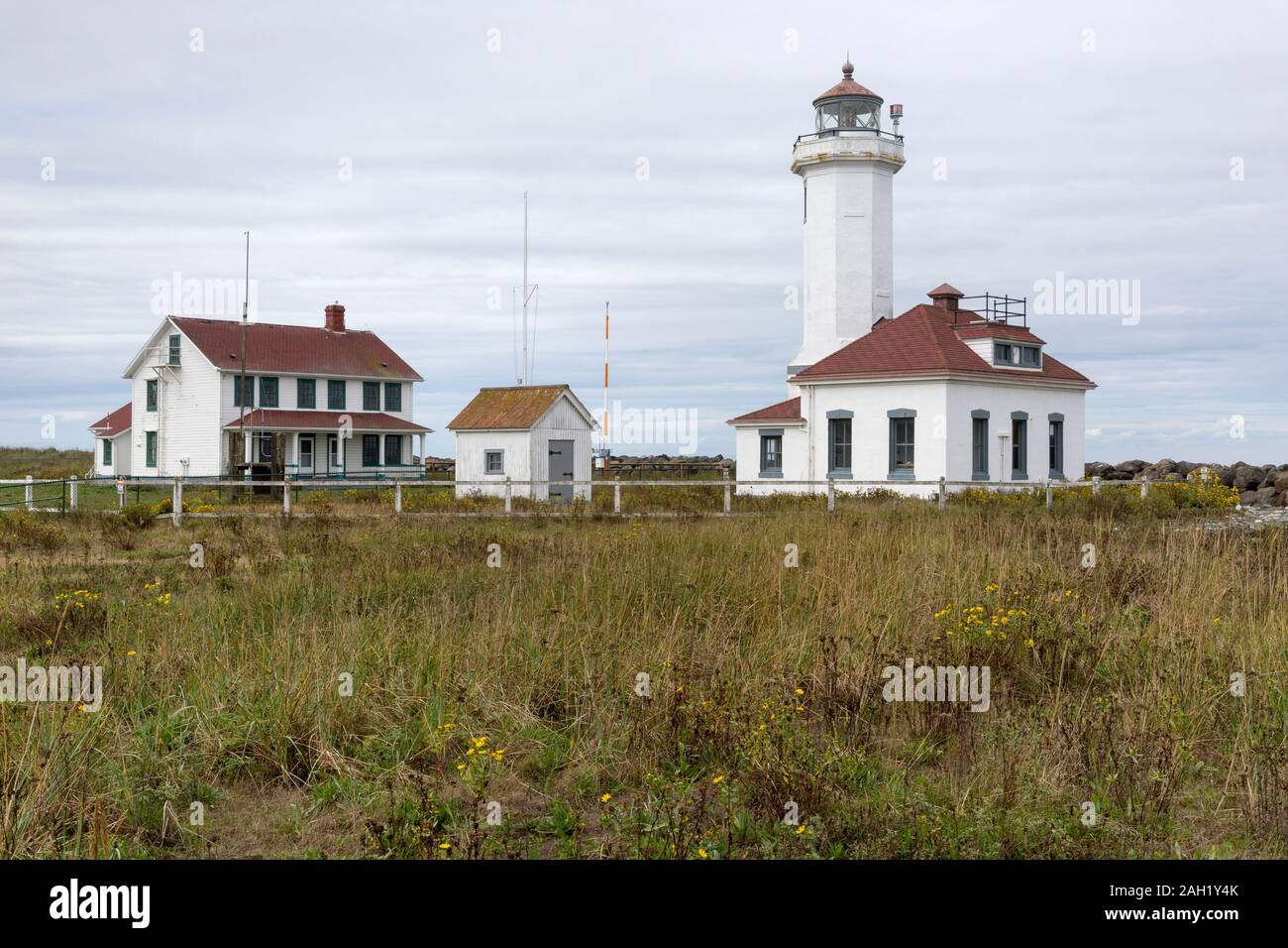 Point Wilson Light in Fort Worden State Park near Port Townsend ...