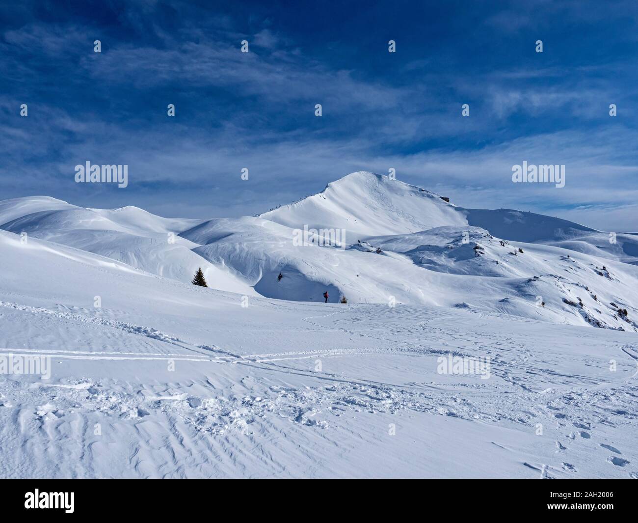 Winter landscape in the Italian alps Stock Photo - Alamy