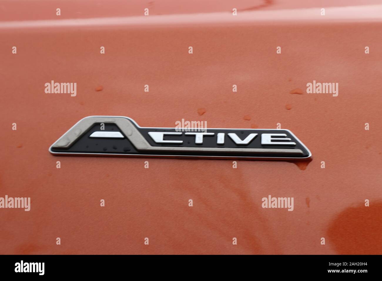 2019 Ford Focus Active badge, logotype Stock Photo - Alamy