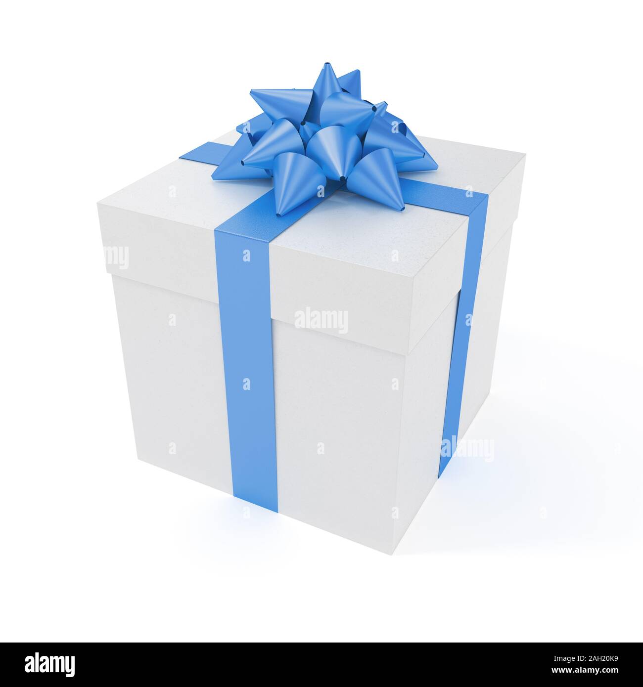 Big present with ribbon isolated with clipping path Stock Photo - Alamy