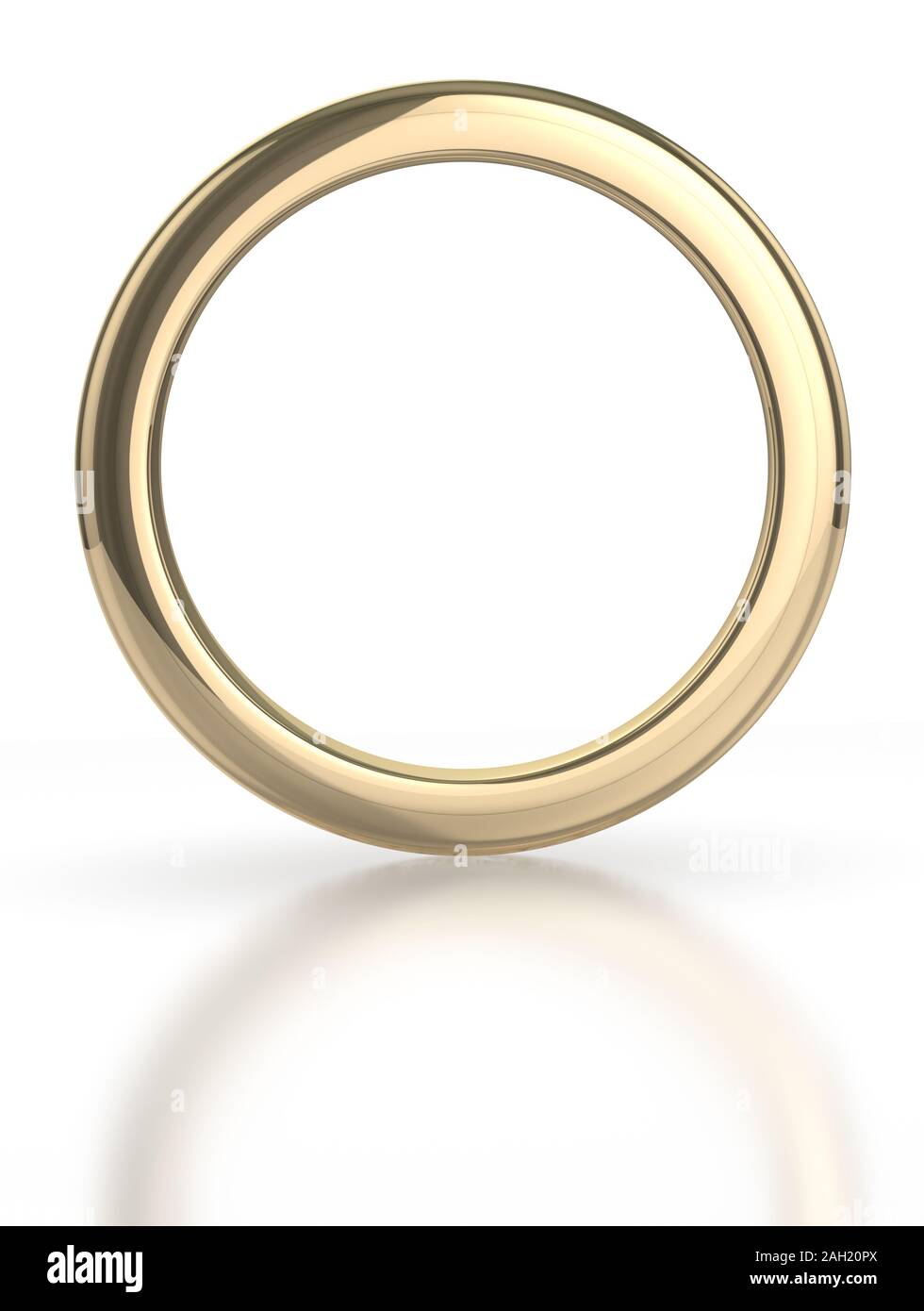 Luxury golden ring - isolated with clipping path Stock Photo - Alamy