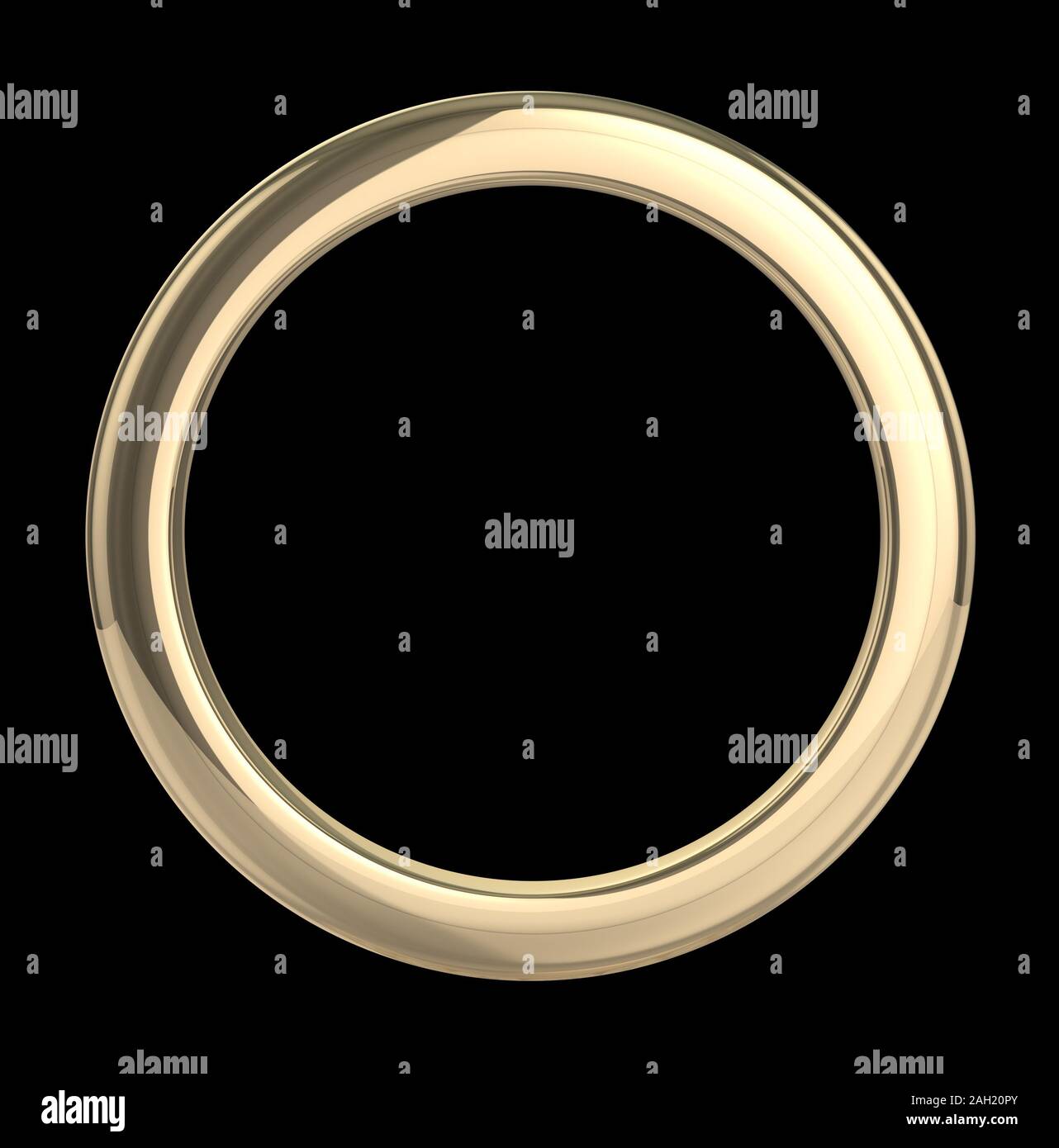 Luxury golden ring - isolated with clipping path Stock Photo - Alamy