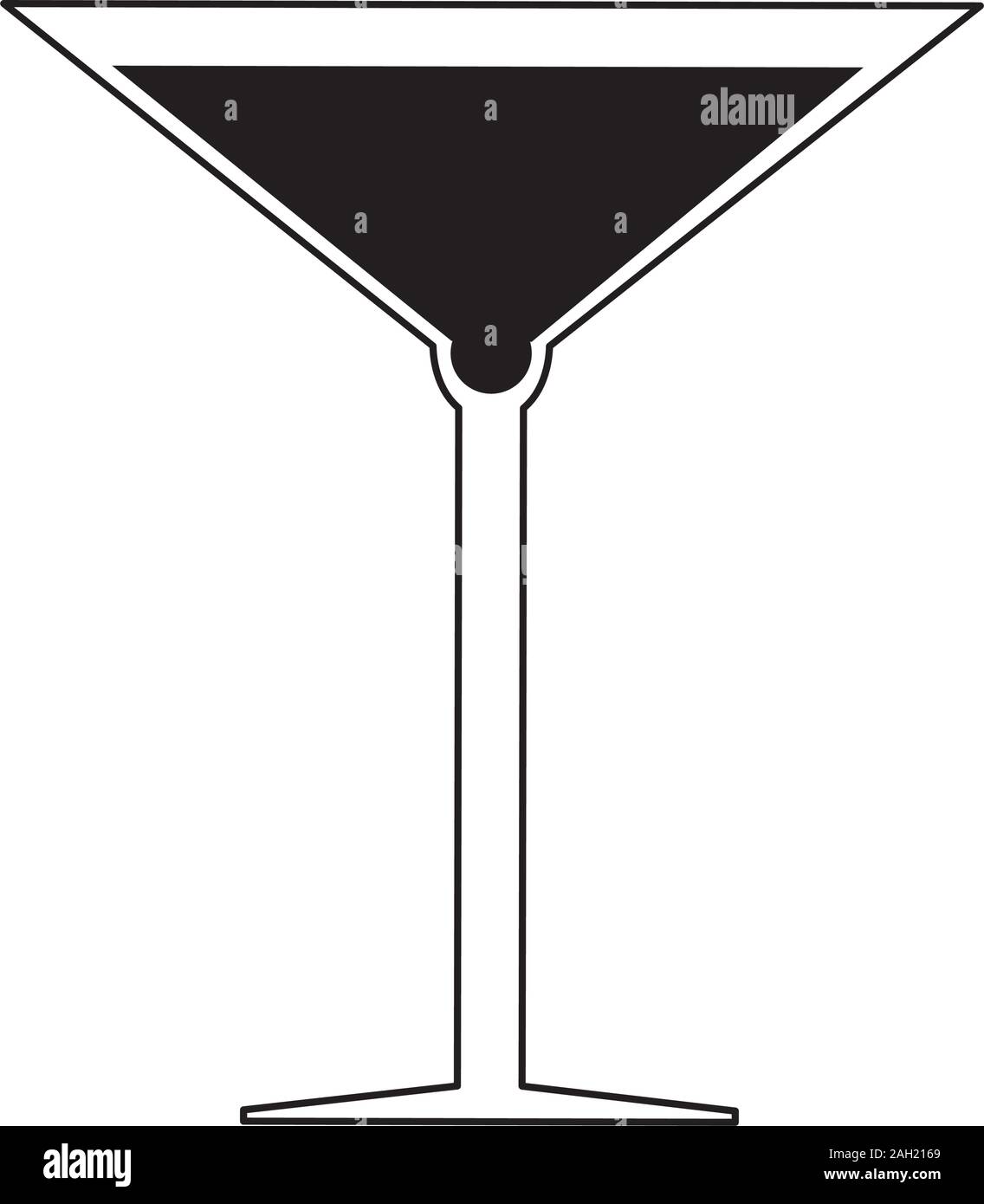 Martini cocktail icon, flat design Stock Vector Image & Art - Alamy