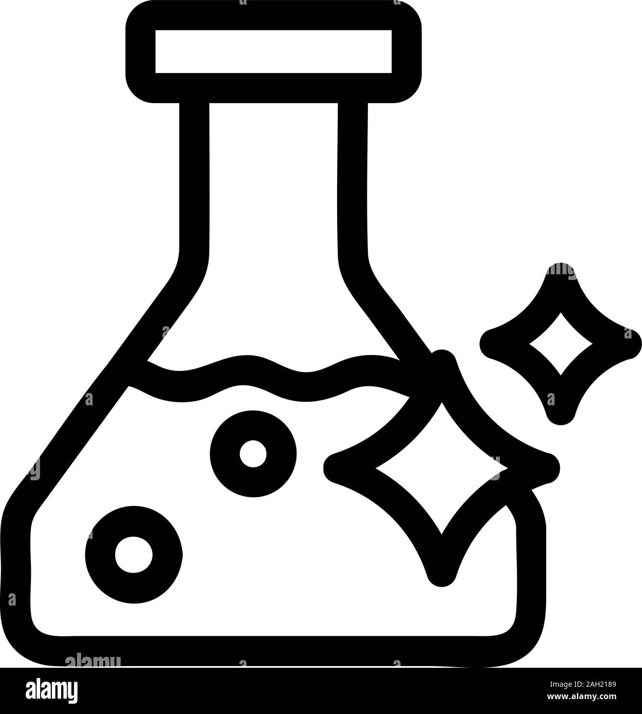 Water research icon vector. Isolated contour symbol illustration Stock ...