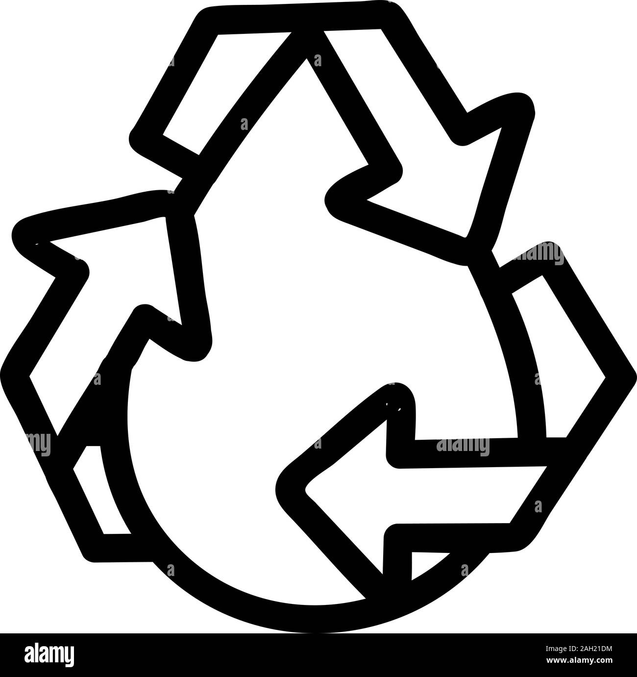 Water purification icon vector. Isolated contour symbol illustration ...