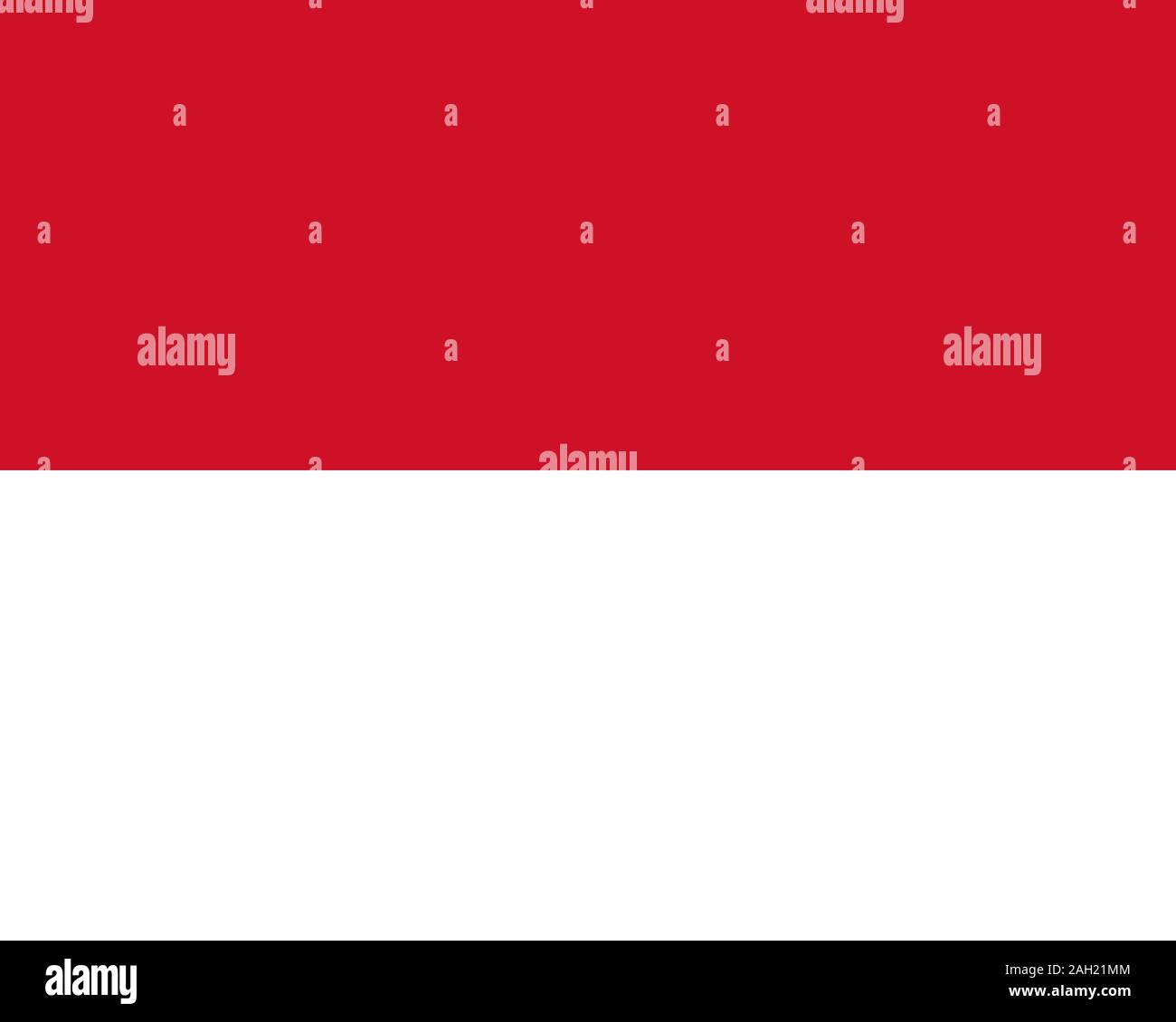 Official Large Flat Flag of Monaco Horizontal Stock Photo - Alamy