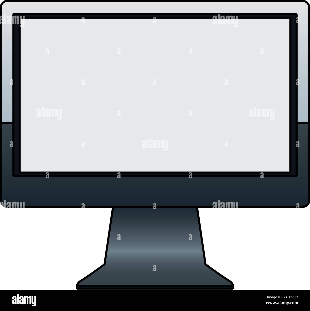 Connecting computer monitor Stock Vector Images - Alamy