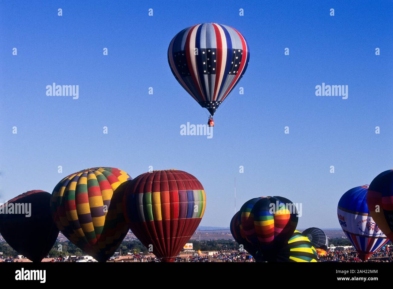 Hot Air Ballooning Stock Photo - Alamy