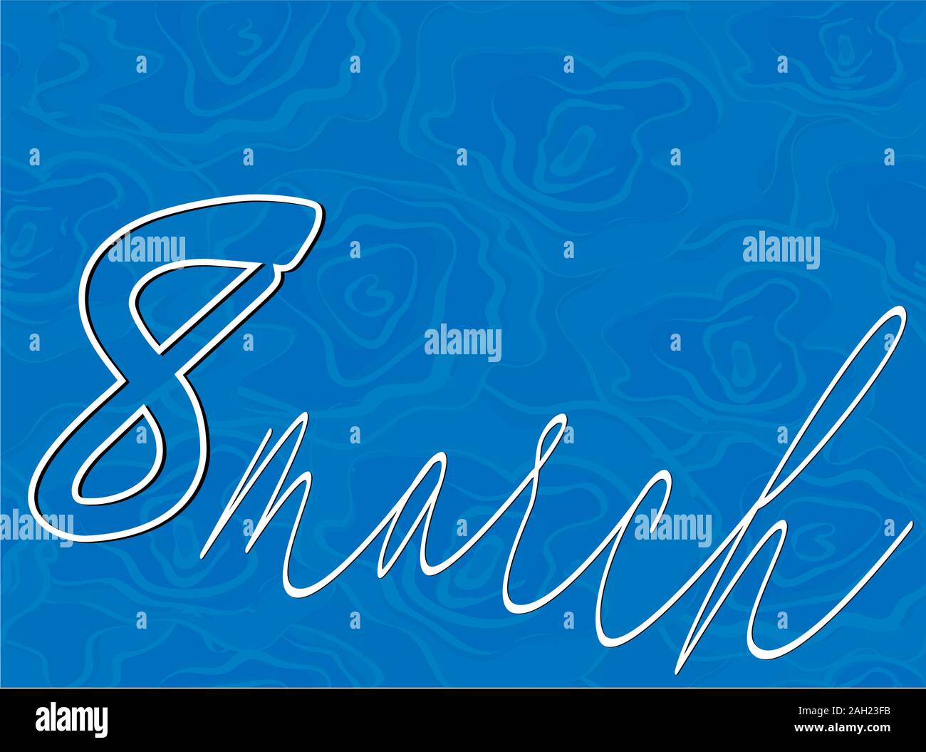 8 march invitation card. Gold 8 march in modern style on light ...