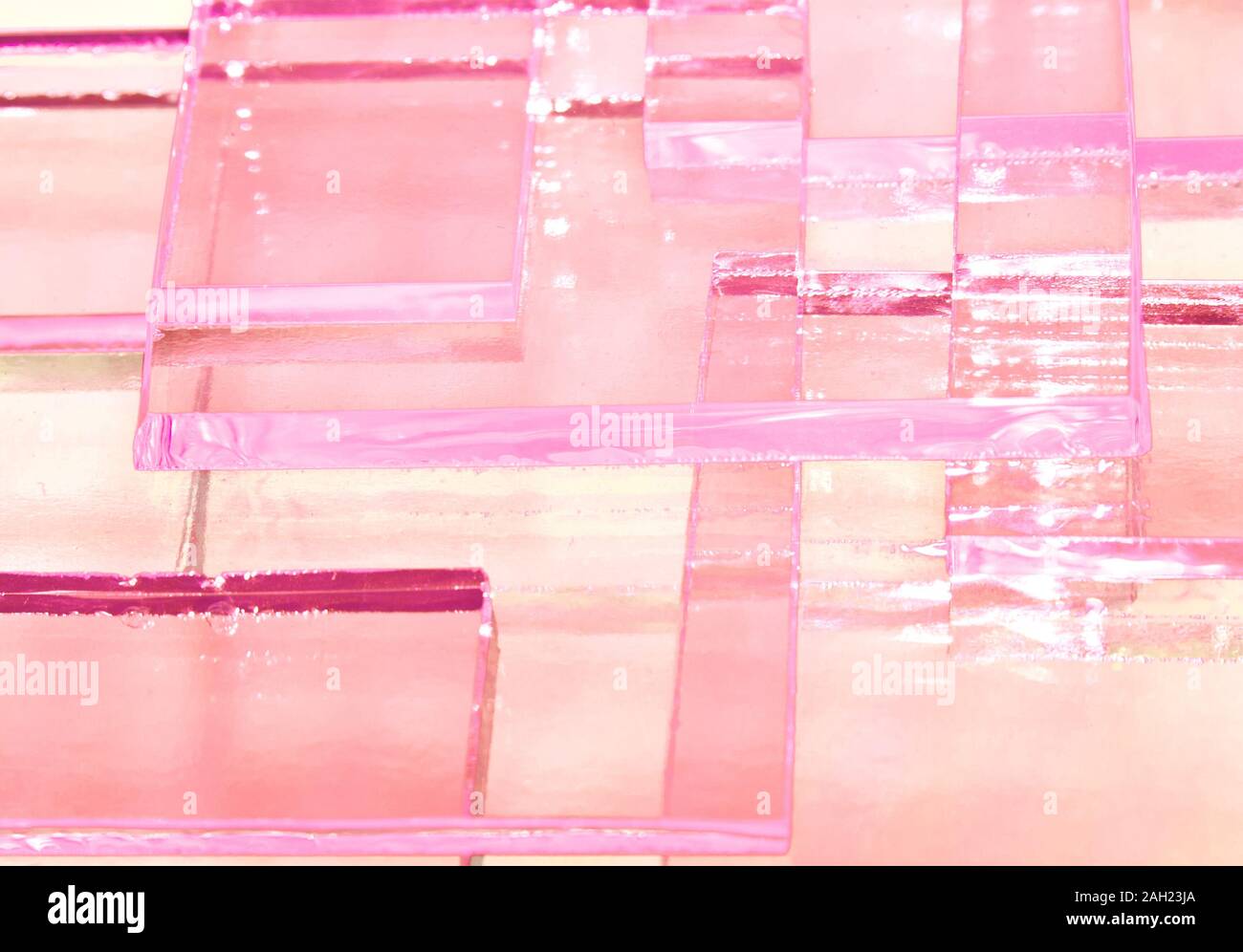 Transparent colored glass Stock Photo - Alamy