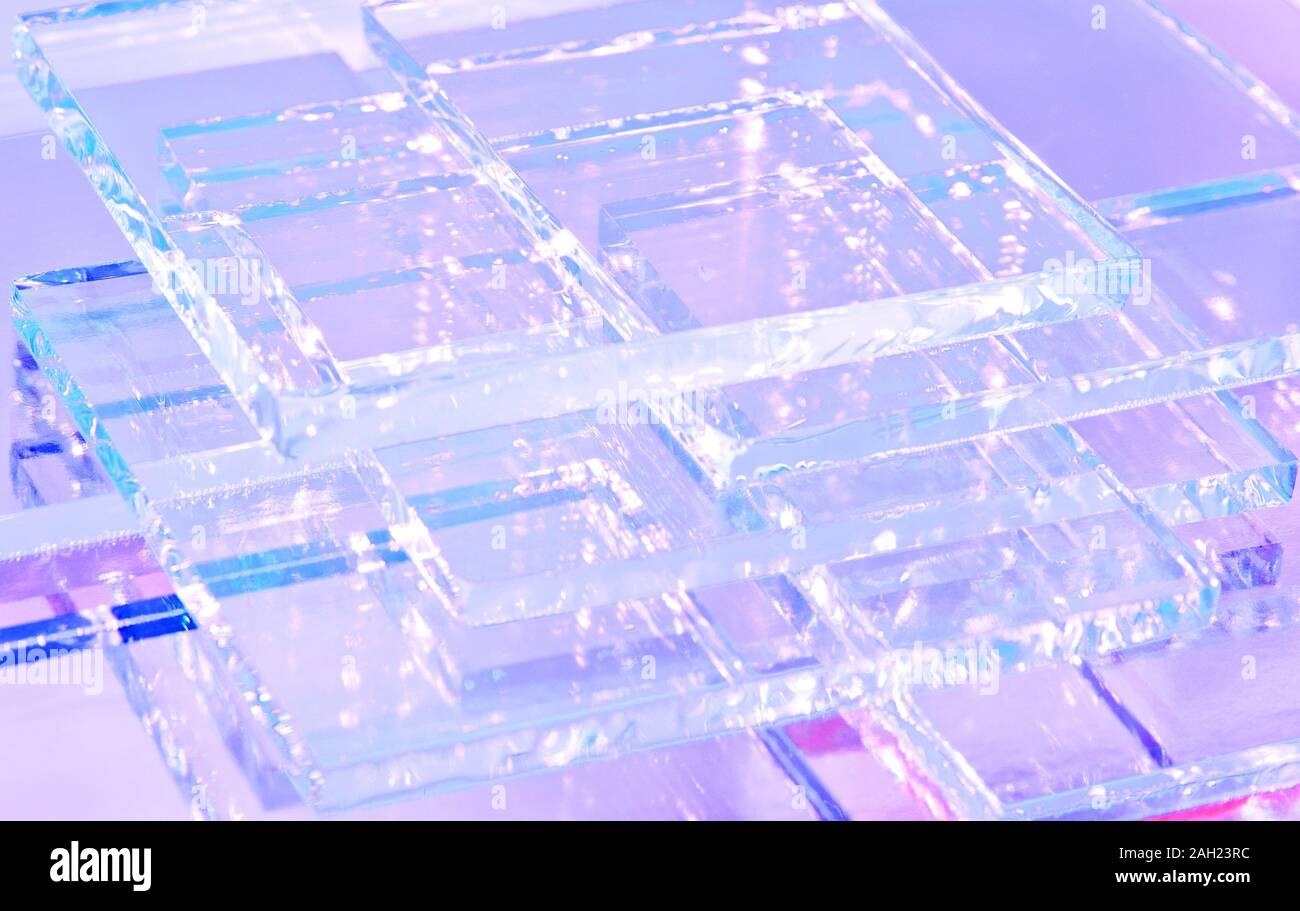 Transparent colored glass Stock Photo - Alamy