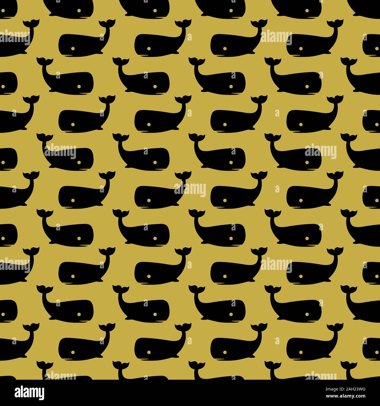 Simple whale pattern seamless repeat background Stock Photo - Alamy