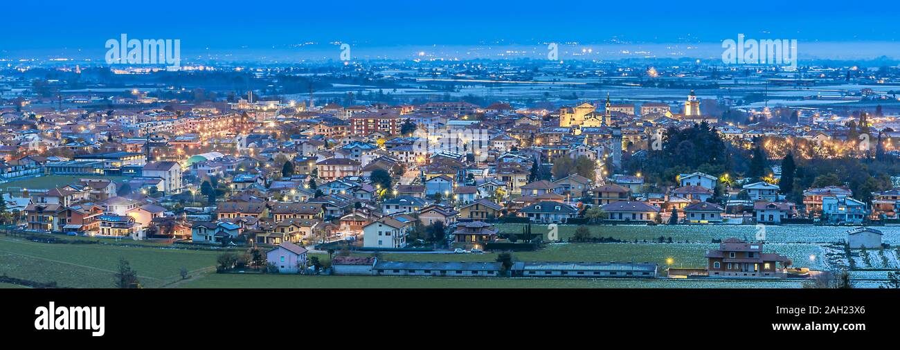 Busca top view. The city in the province of Cuneo has about ten ...