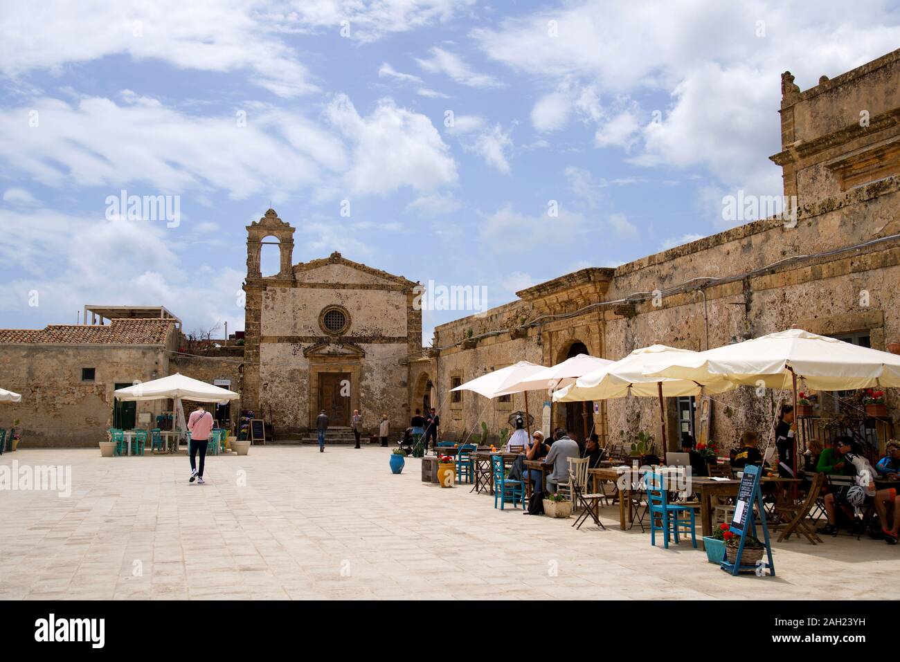 Italy Sicily , Marzamemi, 03 May 2019: Typical Sicilian places in the ...