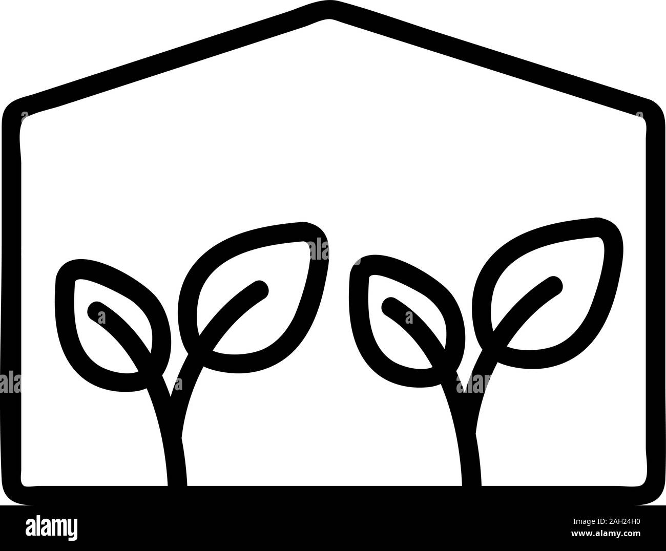 Innovative farm icon vector. Isolated contour symbol illustration Stock ...