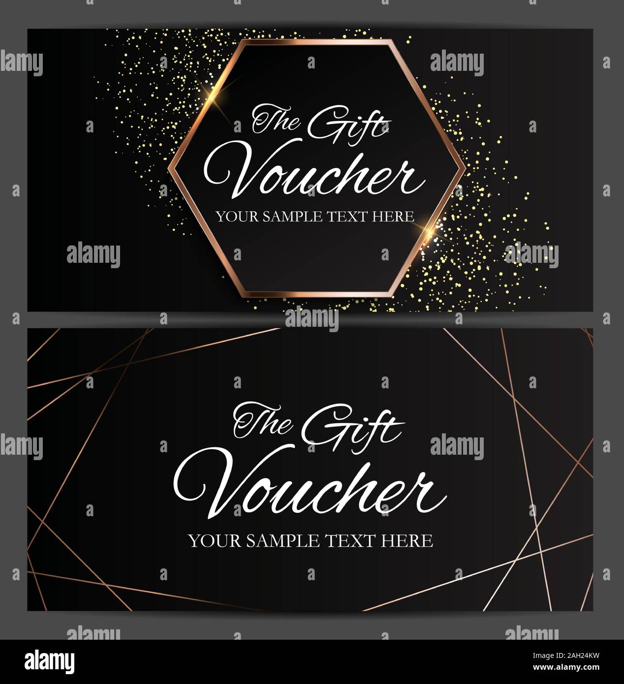 Luxury Members, Gift Card Template for your Business Vector ...