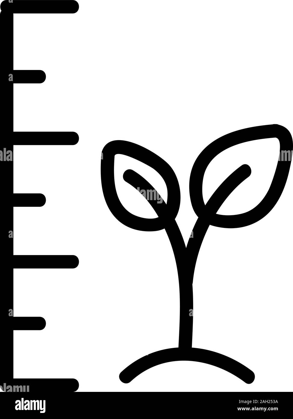 smart farm icon vector. Isolated contour symbol illustration Stock ...