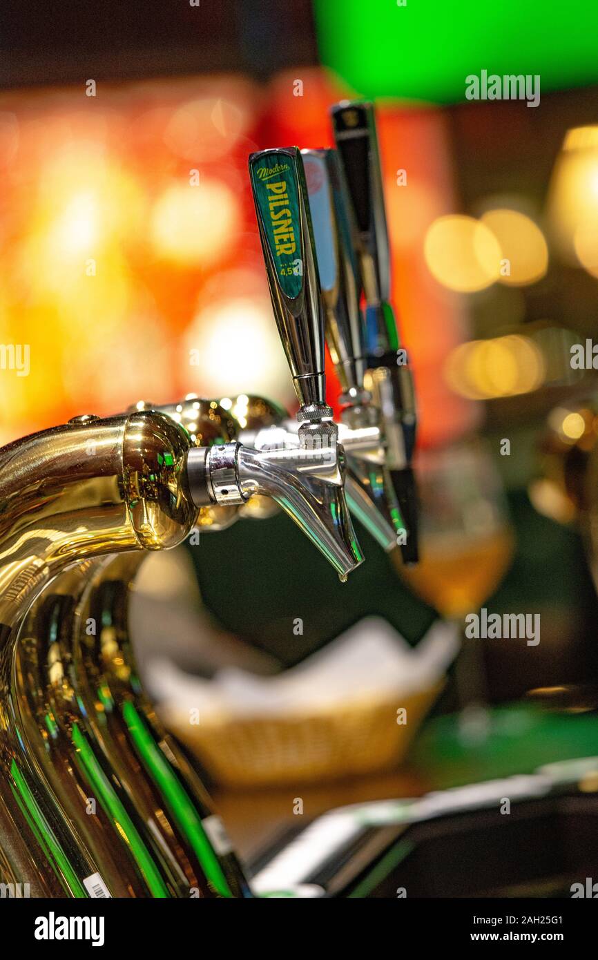 Fancy beer tap hi-res stock photography and images - Alamy