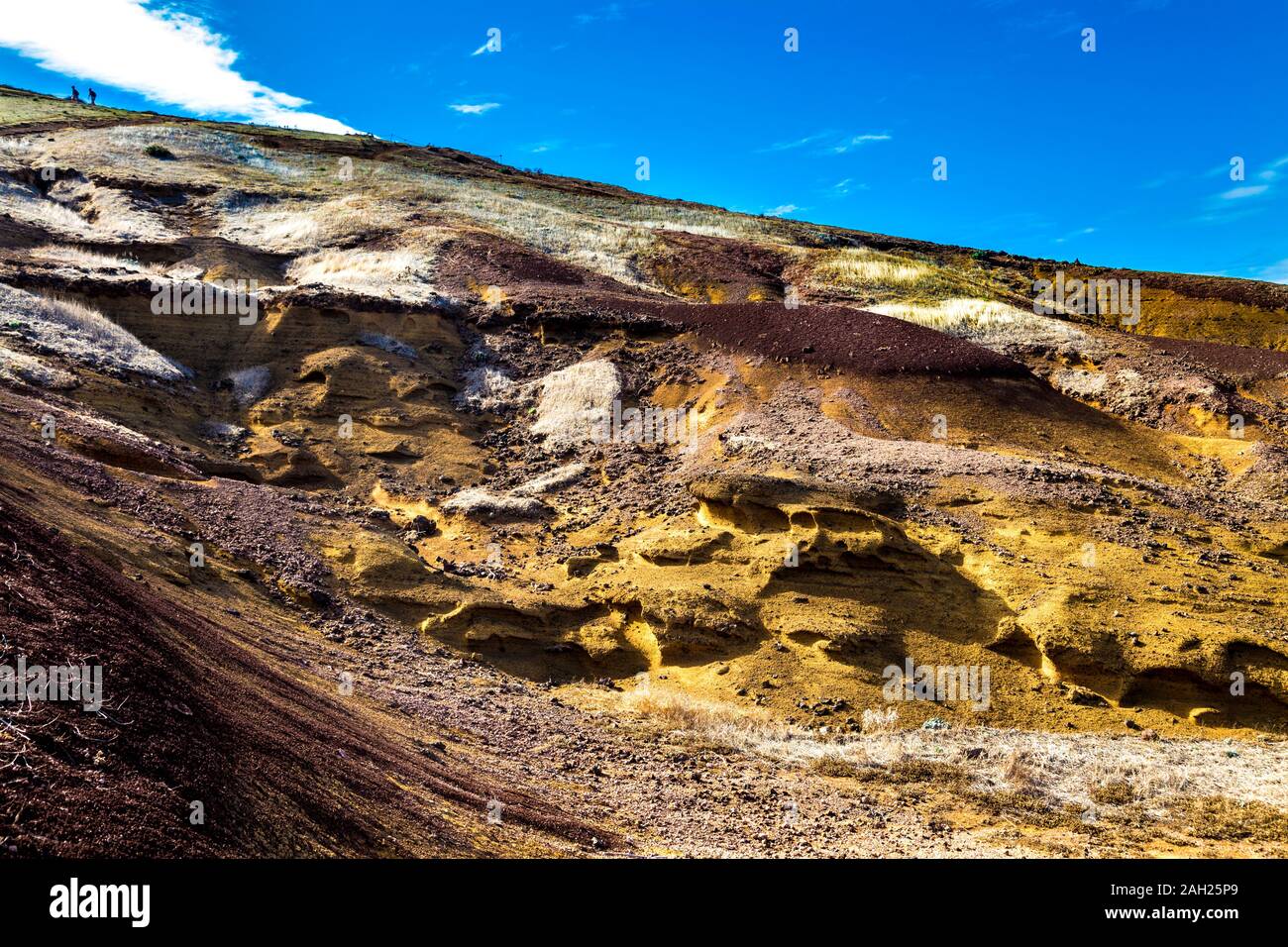 Landscape along the Vereda da Ponto de Sao Lourenco PR8 peninsula walk ...