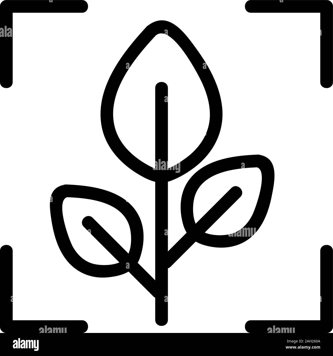 smart farm icon vector. Isolated contour symbol illustration Stock ...