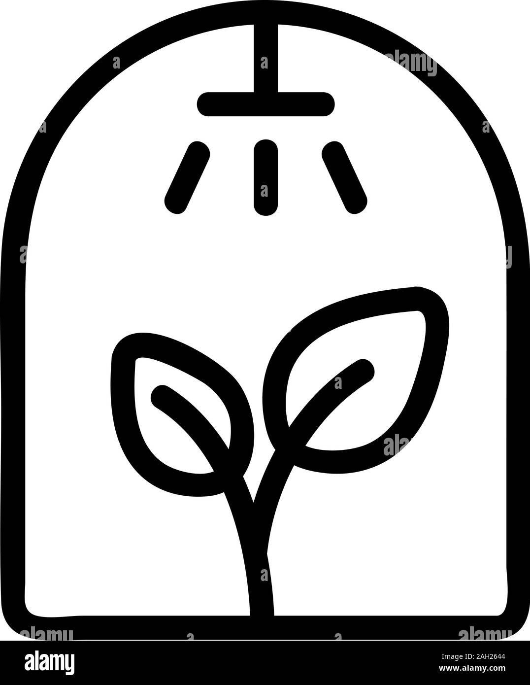 smart farm icon vector. Isolated contour symbol illustration Stock ...