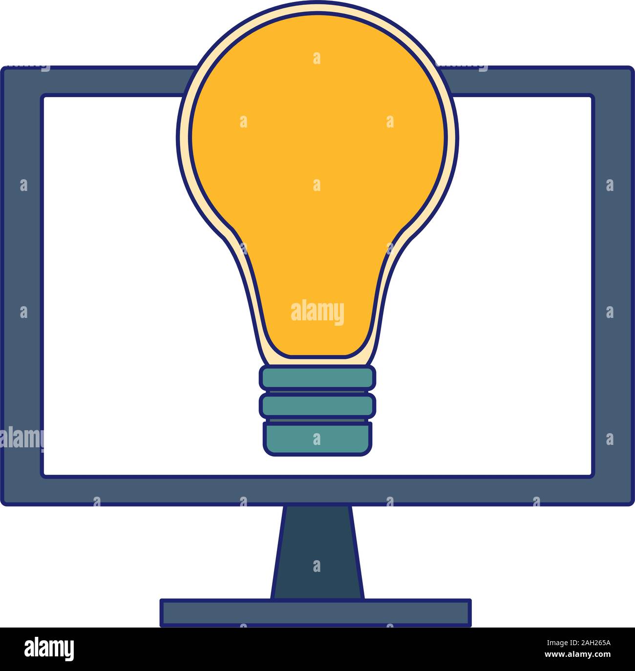Digital image network bulb Stock Vector Images - Alamy