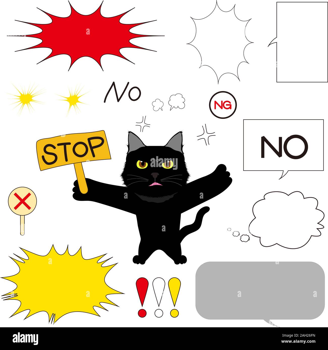 Protesting Cut Out Stock Images & Pictures - Alamy