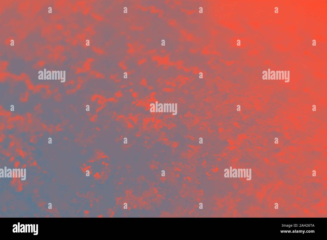 Bright red orange lush lava and gray gradient background. Metal iron ...