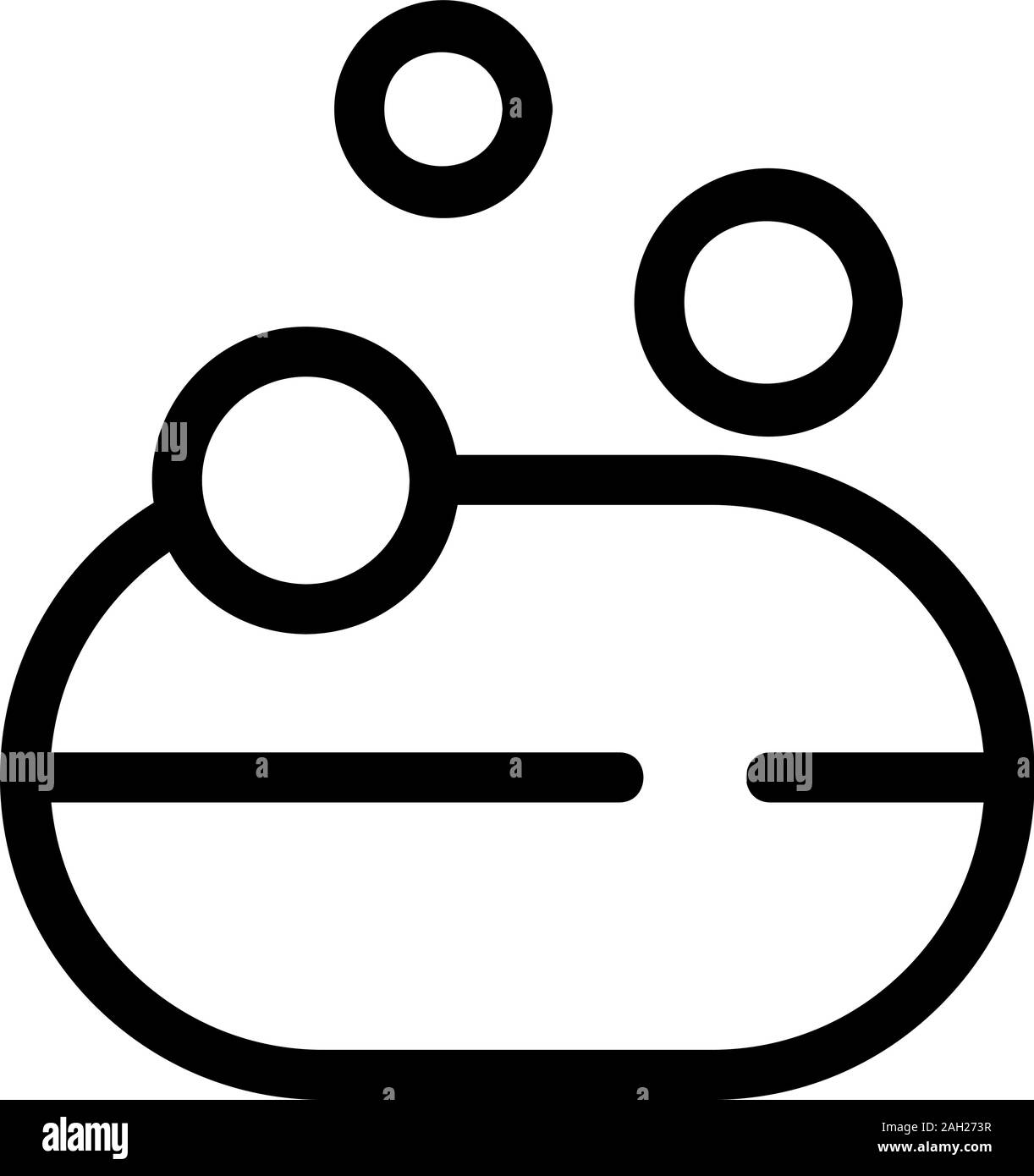 Hand soap icon vector. Isolated contour symbol illustration Stock ...