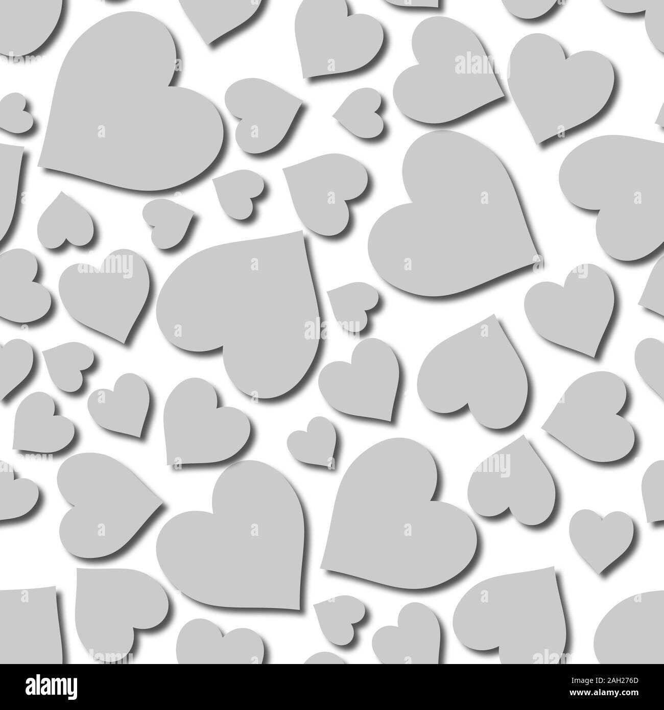 Random love heart seamless repeat pattern background Stock Photo - Alamy