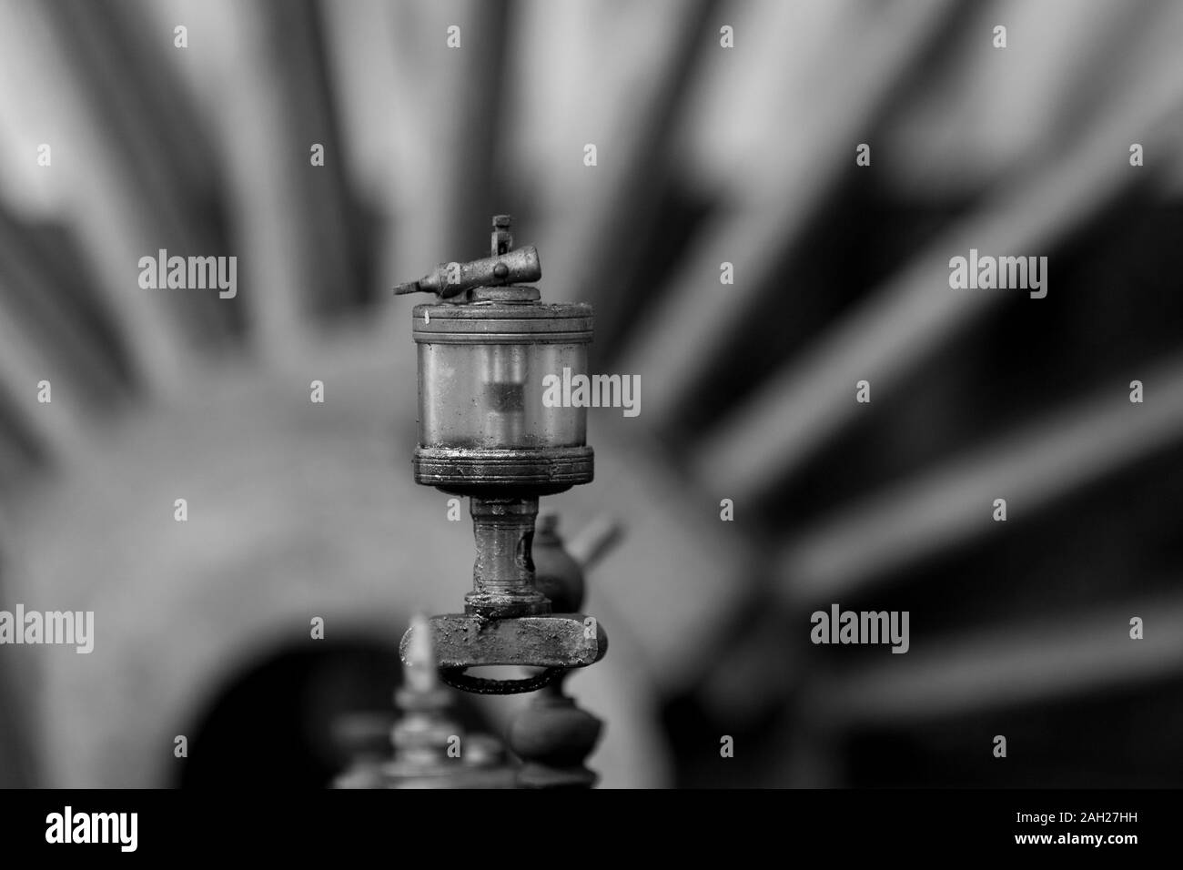 oil dropper steam engine Stock Photo - Alamy