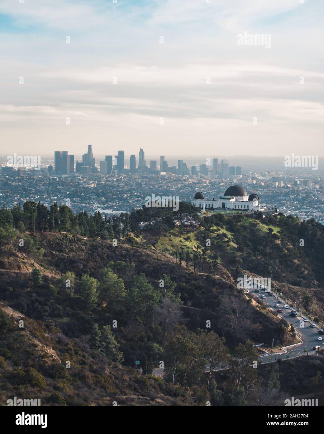 Griffith Observatory and Los Angeles Stock Photo - Alamy