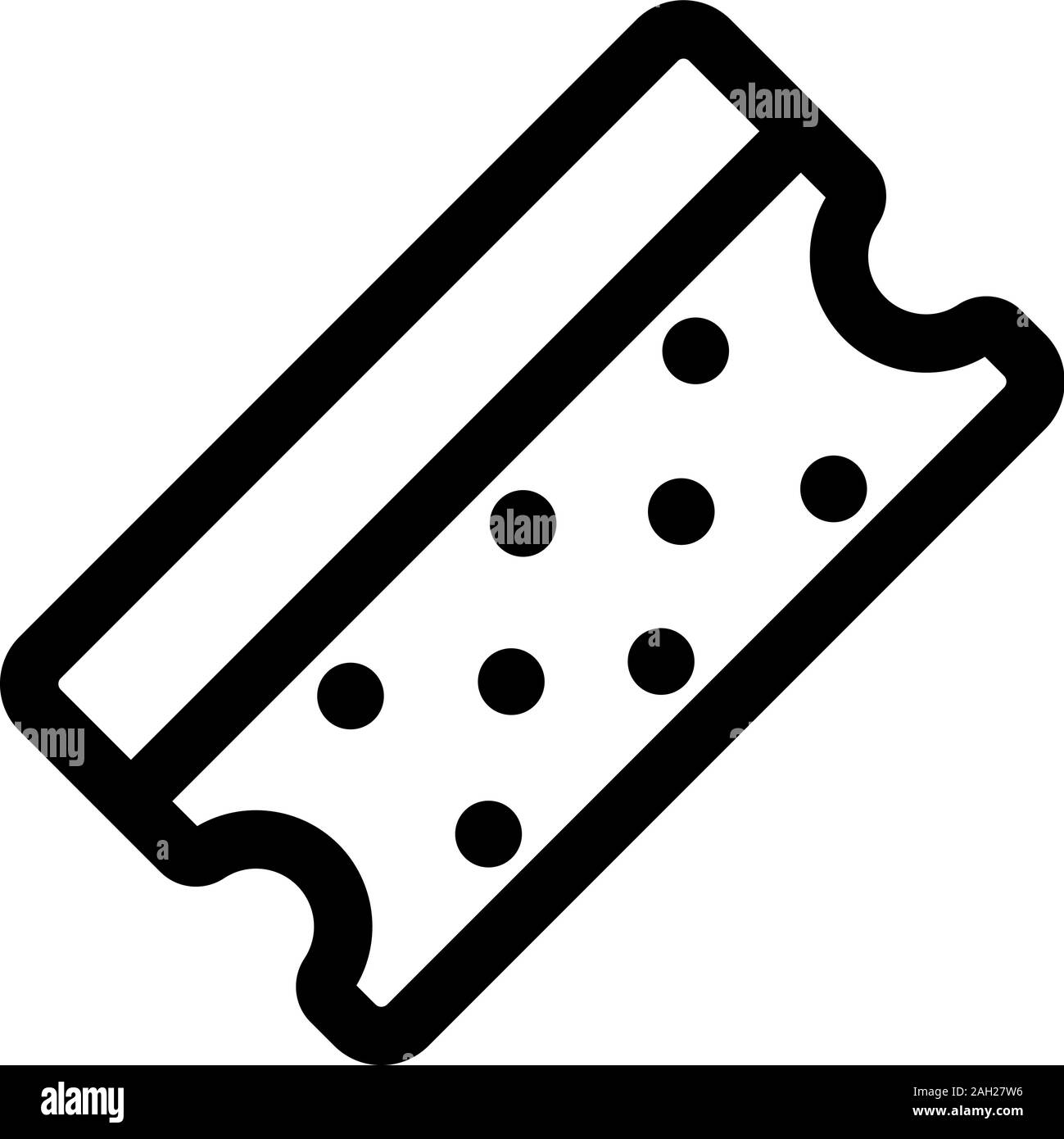 rag for cleaning the vector icon. Isolated contour symbol illustration ...